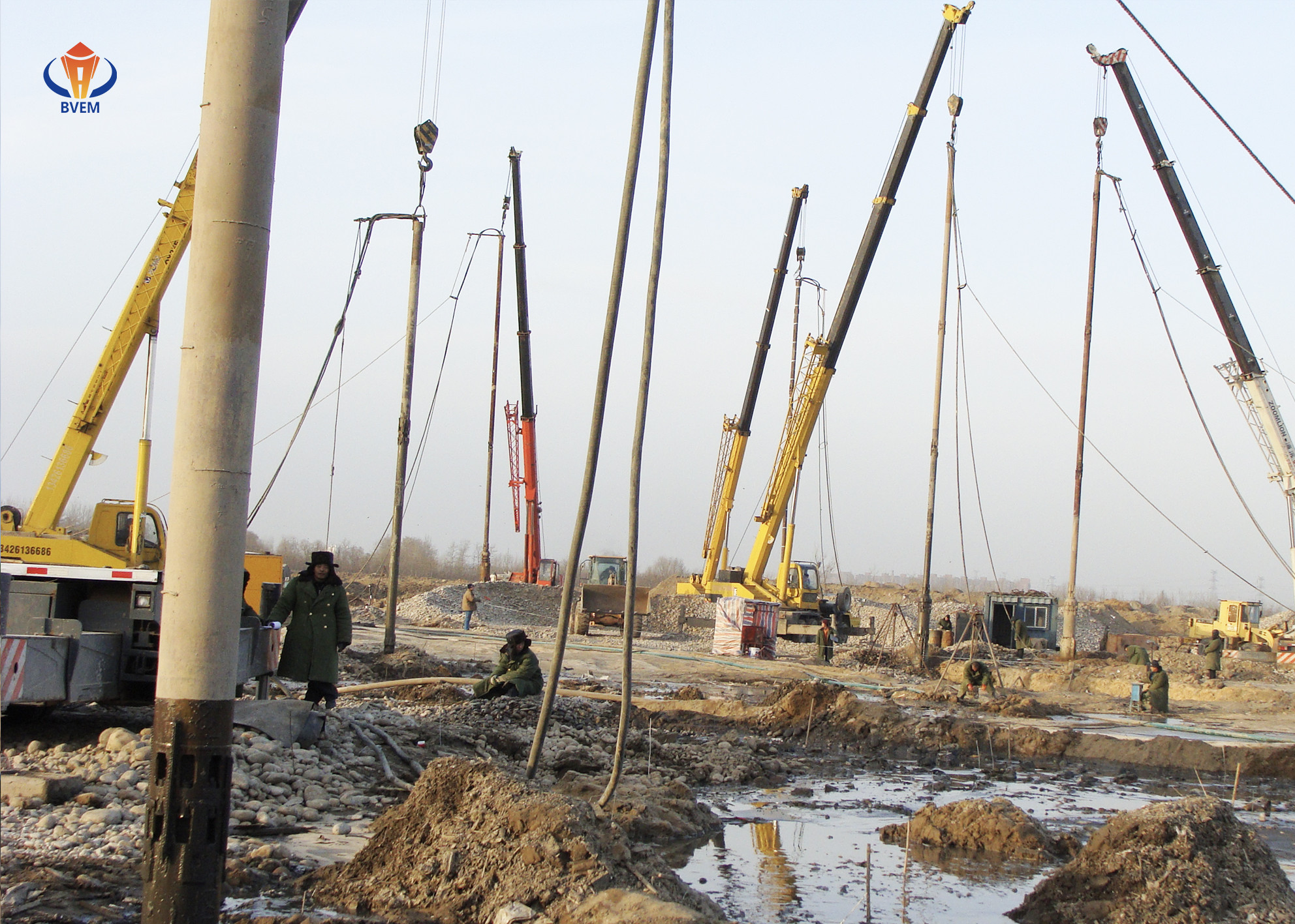 Efficiency Construction Vibro Flotation Vibroflotation Process Ground ...