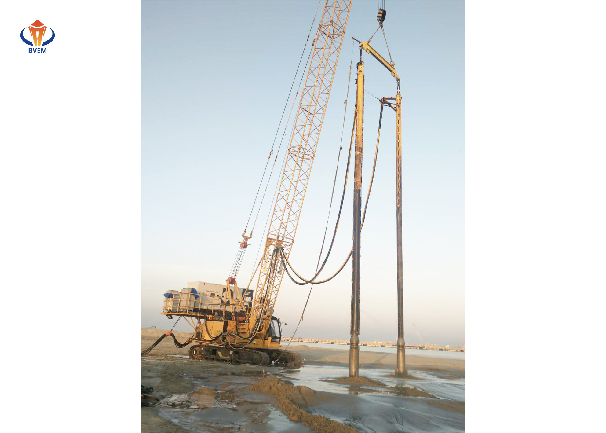 100kW vibroflotation device for vibro compaction improving foundation ...