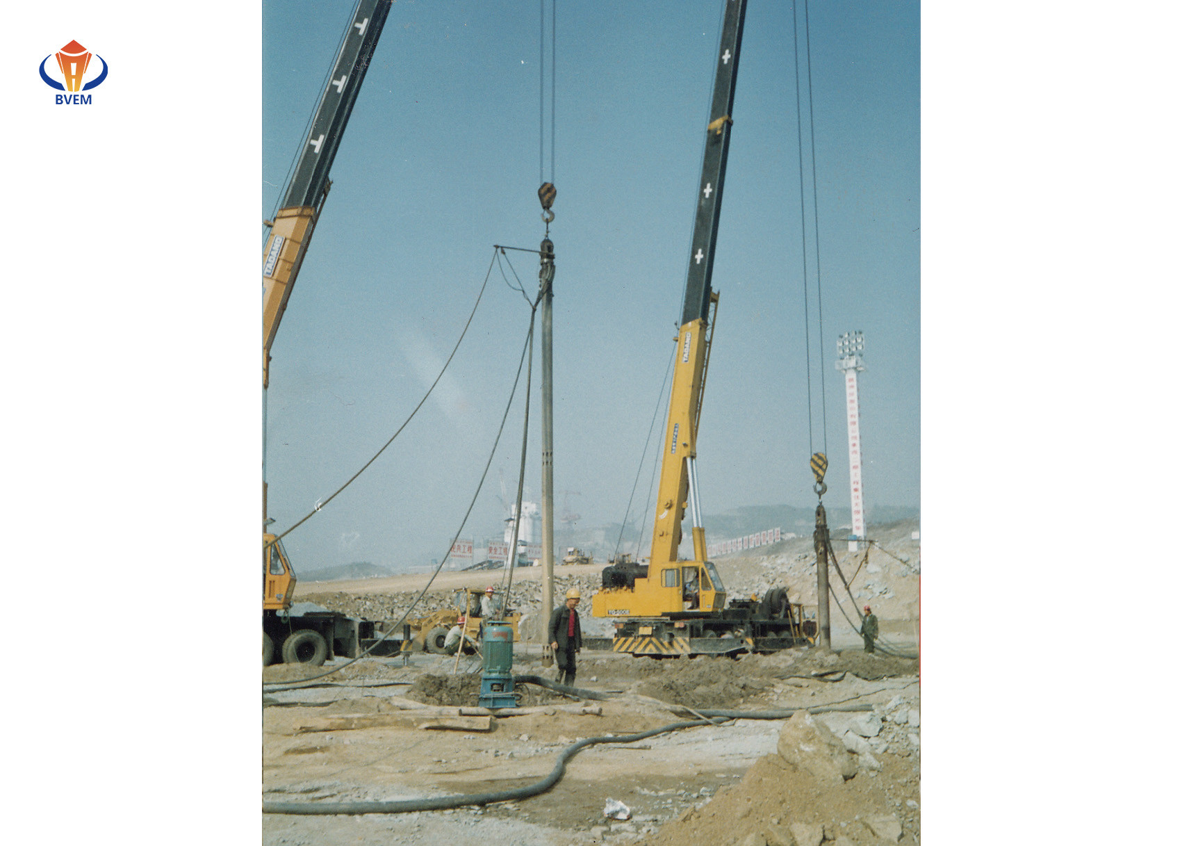 Industrial Construction Vibro Flotation Vibro Compaction Piling Ground ...