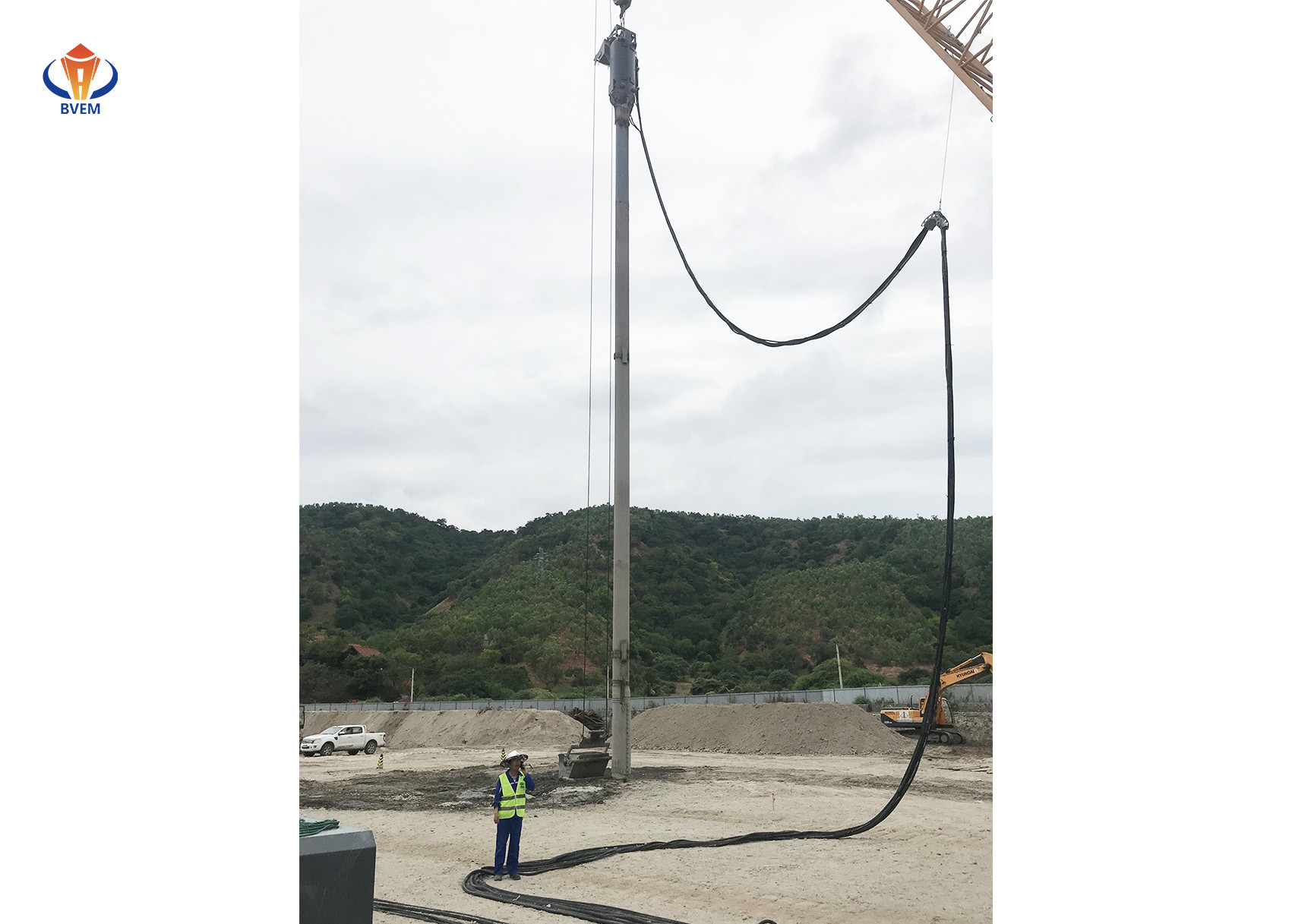 Eco - Friendly Vibroflotation Compaction Machine Better Ground Vibro 380v