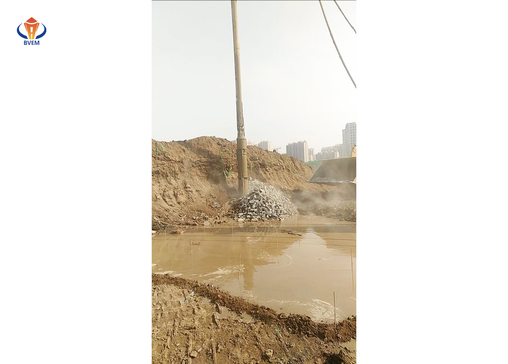 Efficient 1450 Rpm Vibro Compaction Piling Device Vibro Ground Improvement