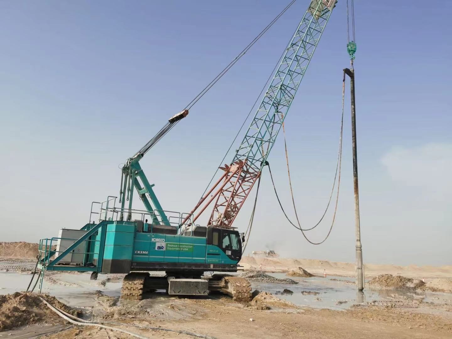 Stone And Sand Column Vibro Compaction Piling Vibroflot For Soil ...