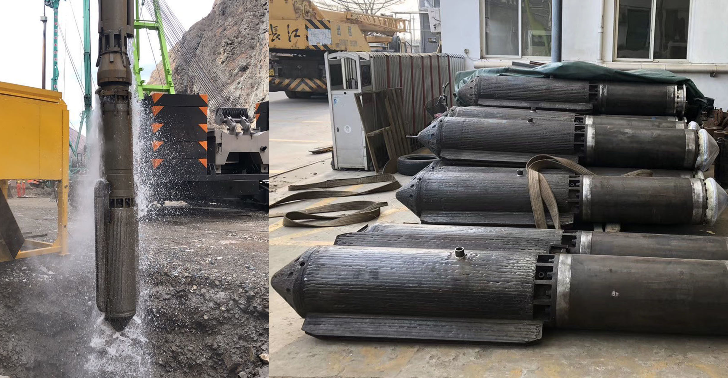 Pile Driver Vibroflotation Technique Machine For Stone Column Soil ...